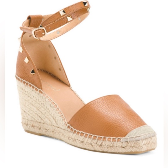 Anthropologie | Shoes | Maypol Wedges Closed Toe Espadrille Sandal ...